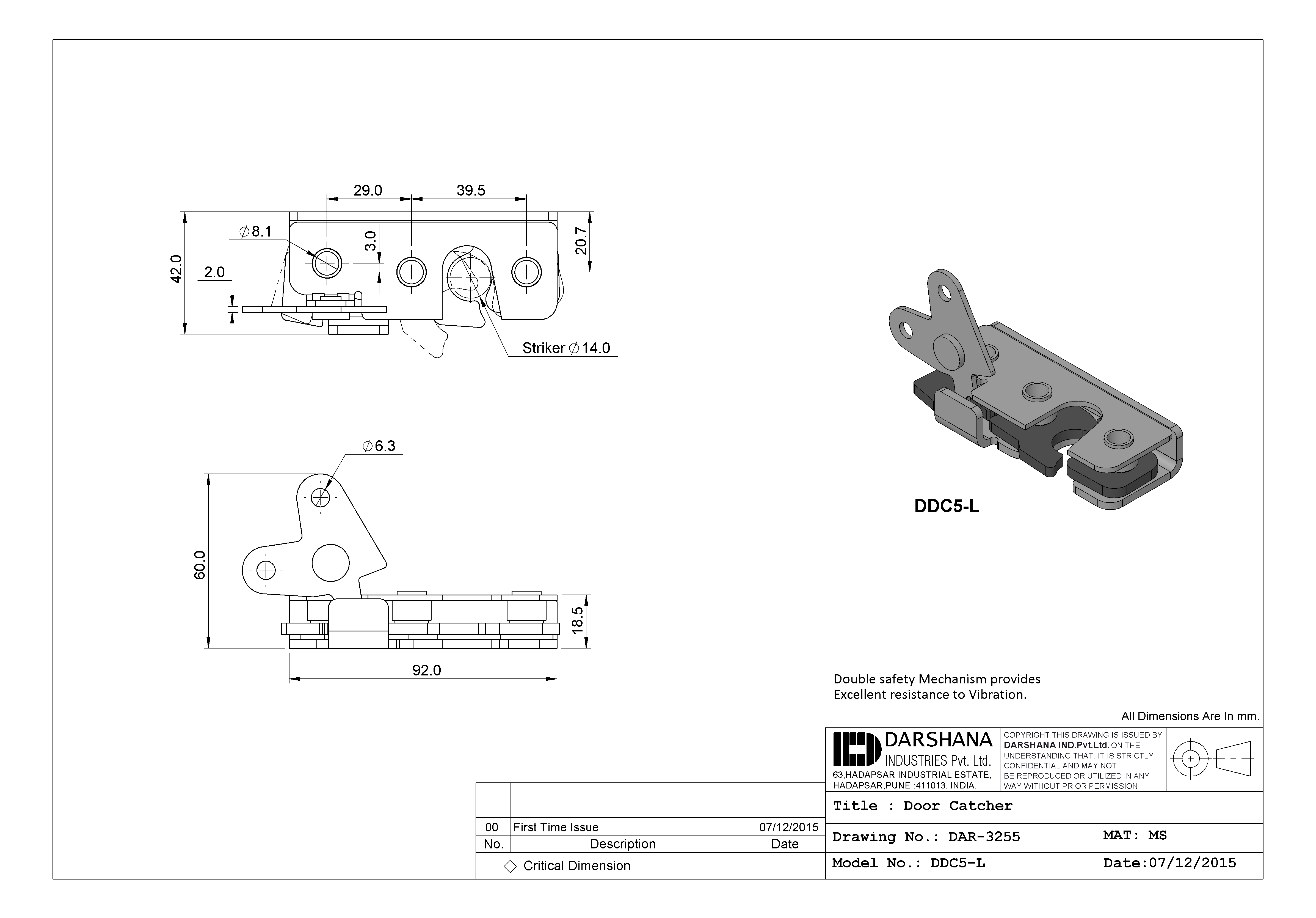 Darshana industries Item No -DDC5-L - MAPA Engineering Company