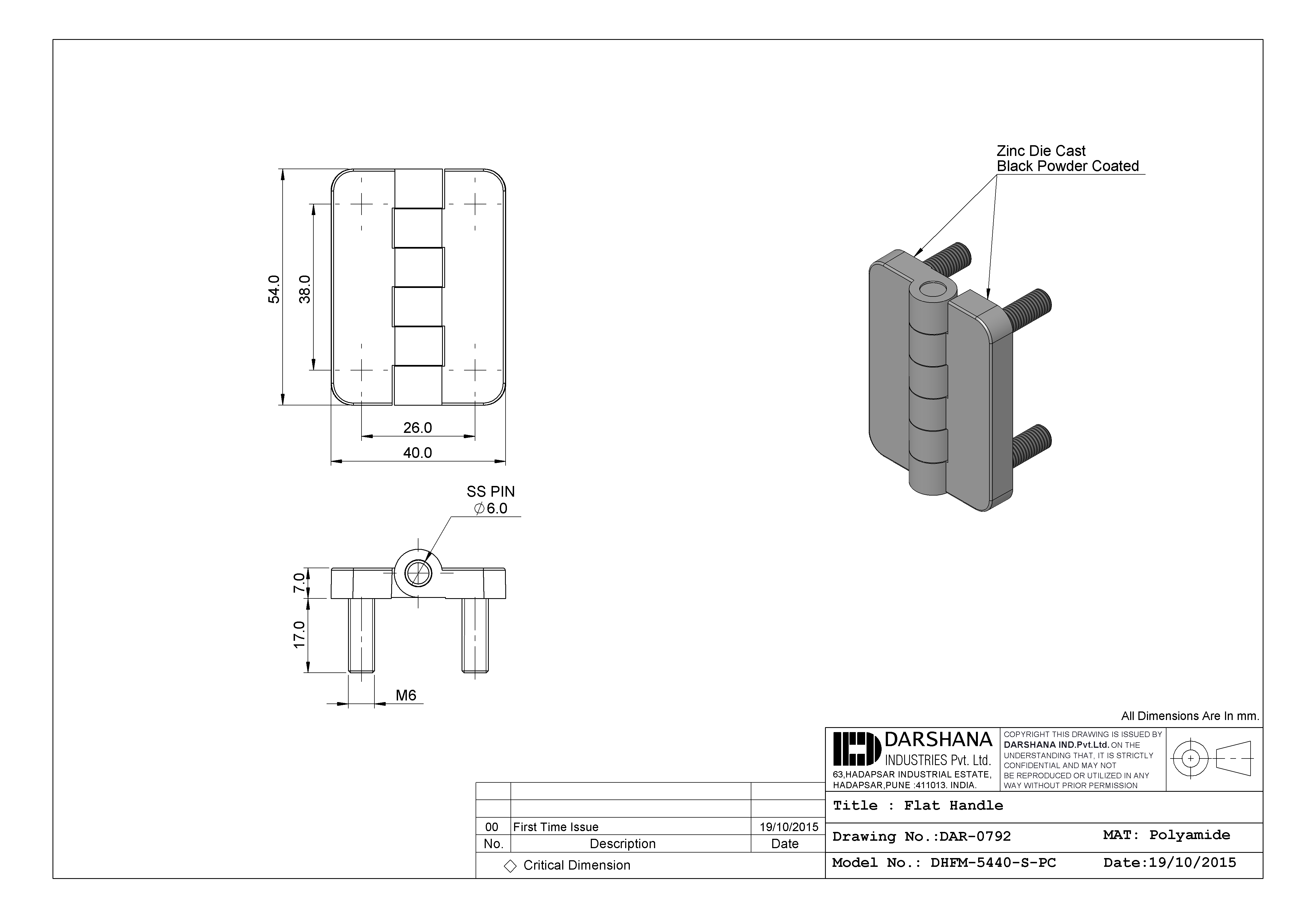 Darshana industries Item No -DHFM-5440-S-PC - MAPA Engineering Company