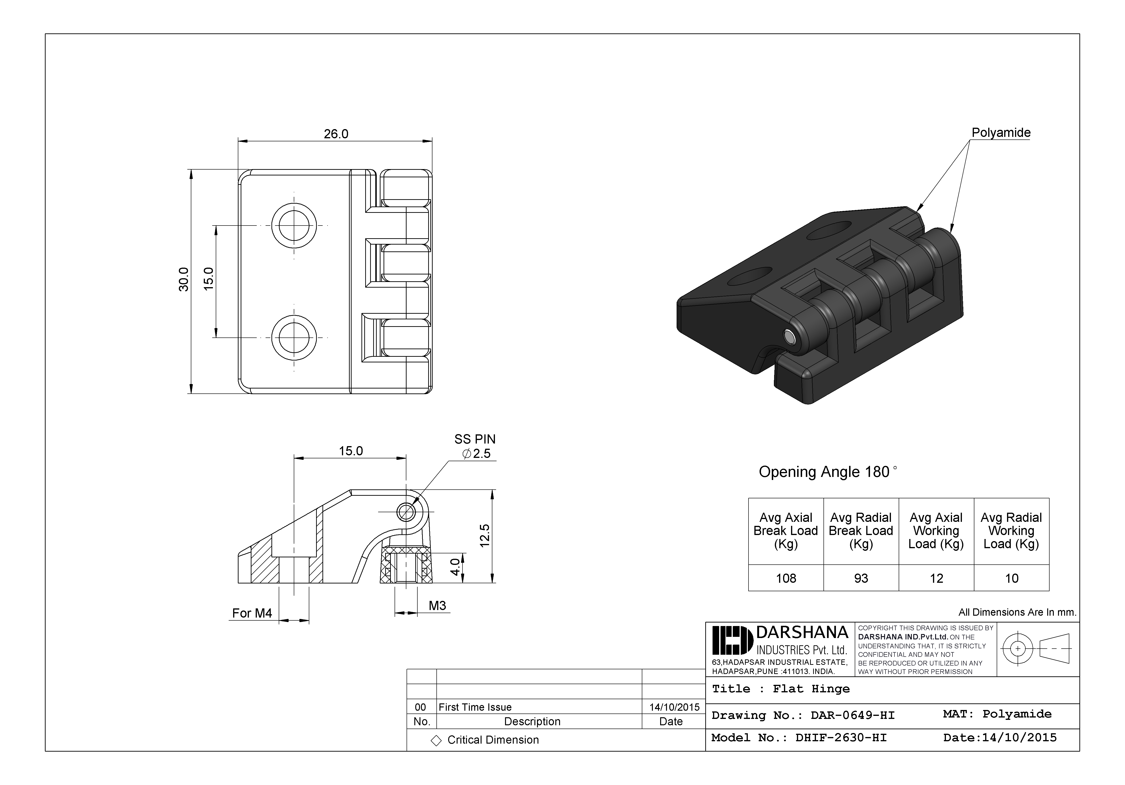 Darshana industries Item No -DHIF-2630-HI - MAPA Engineering Company