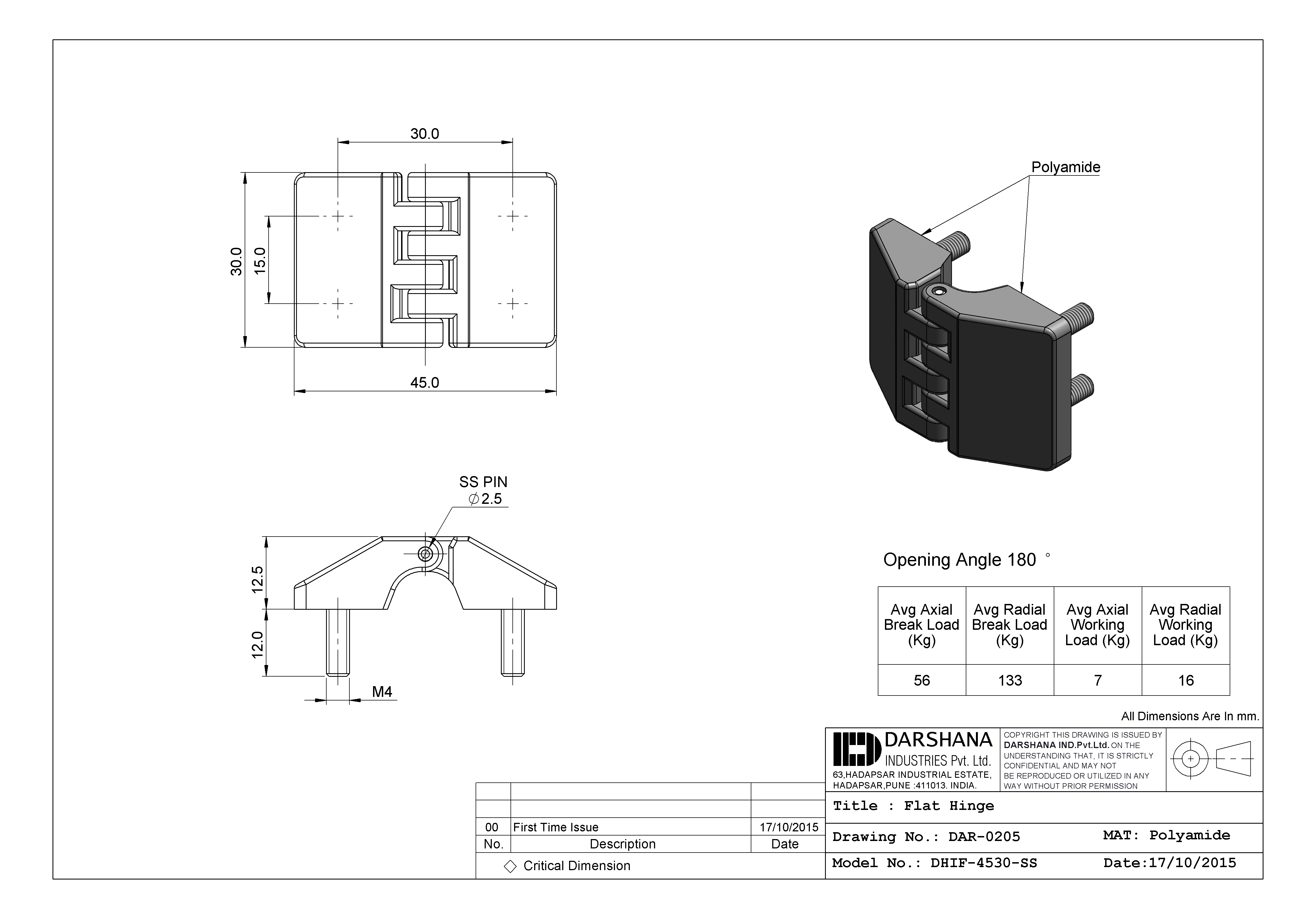 Darshana industries Item No -DHIF-4530-SS - MAPA Engineering Company