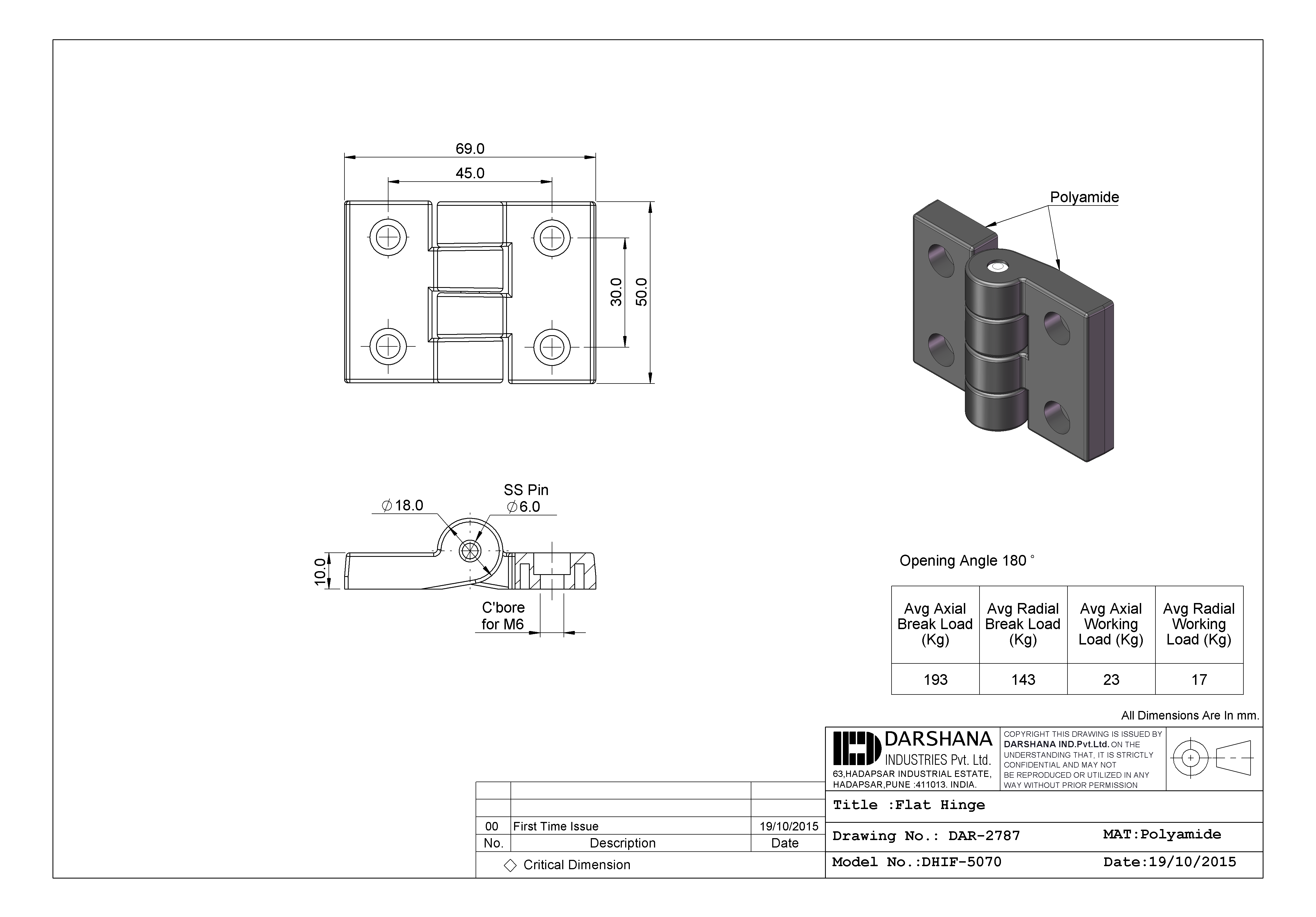 Darshana industries Item No -DHIF-50 - MAPA Engineering Company