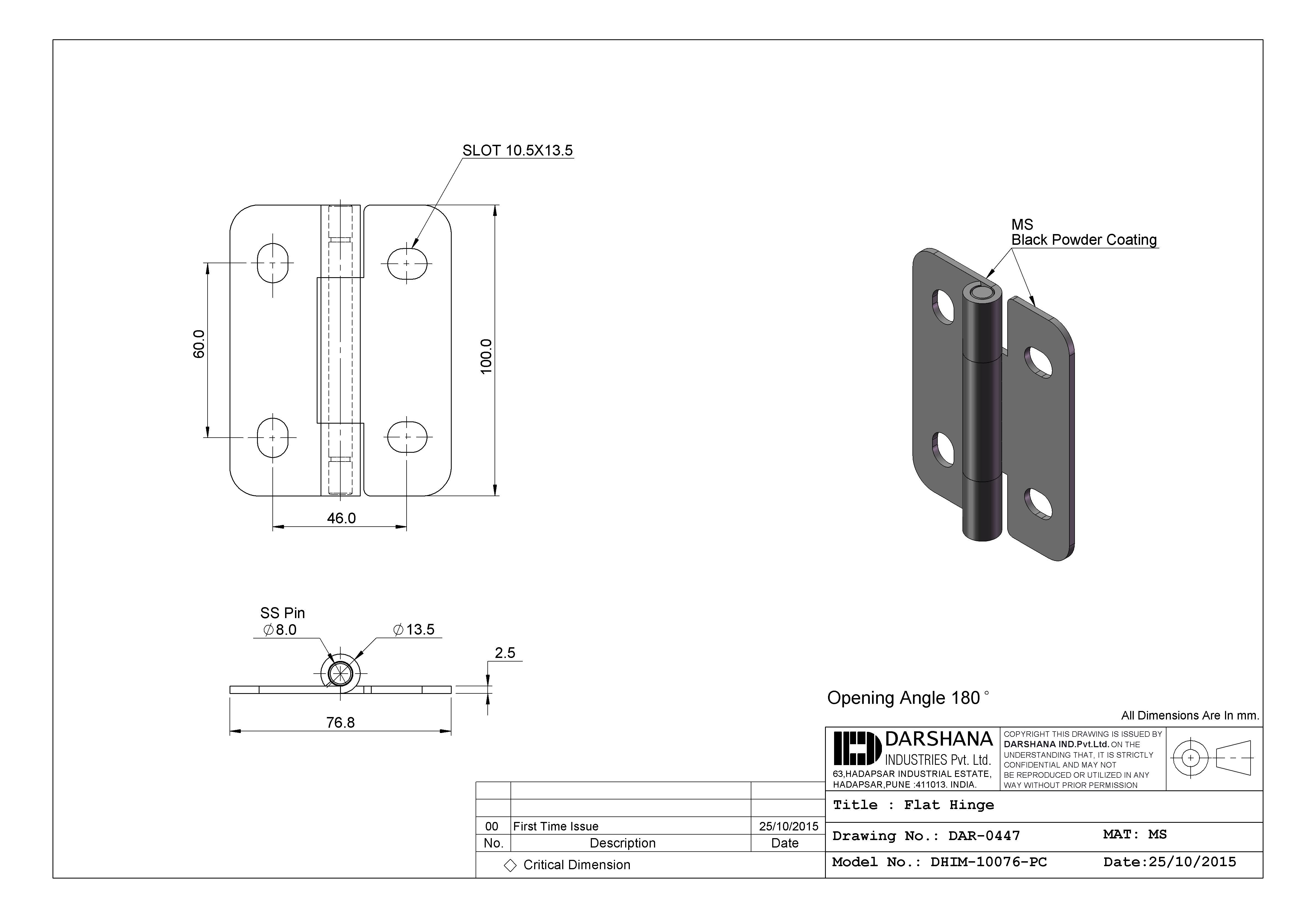 Darshana industries Item No -DHIM-10076-SS - MAPA Engineering Company