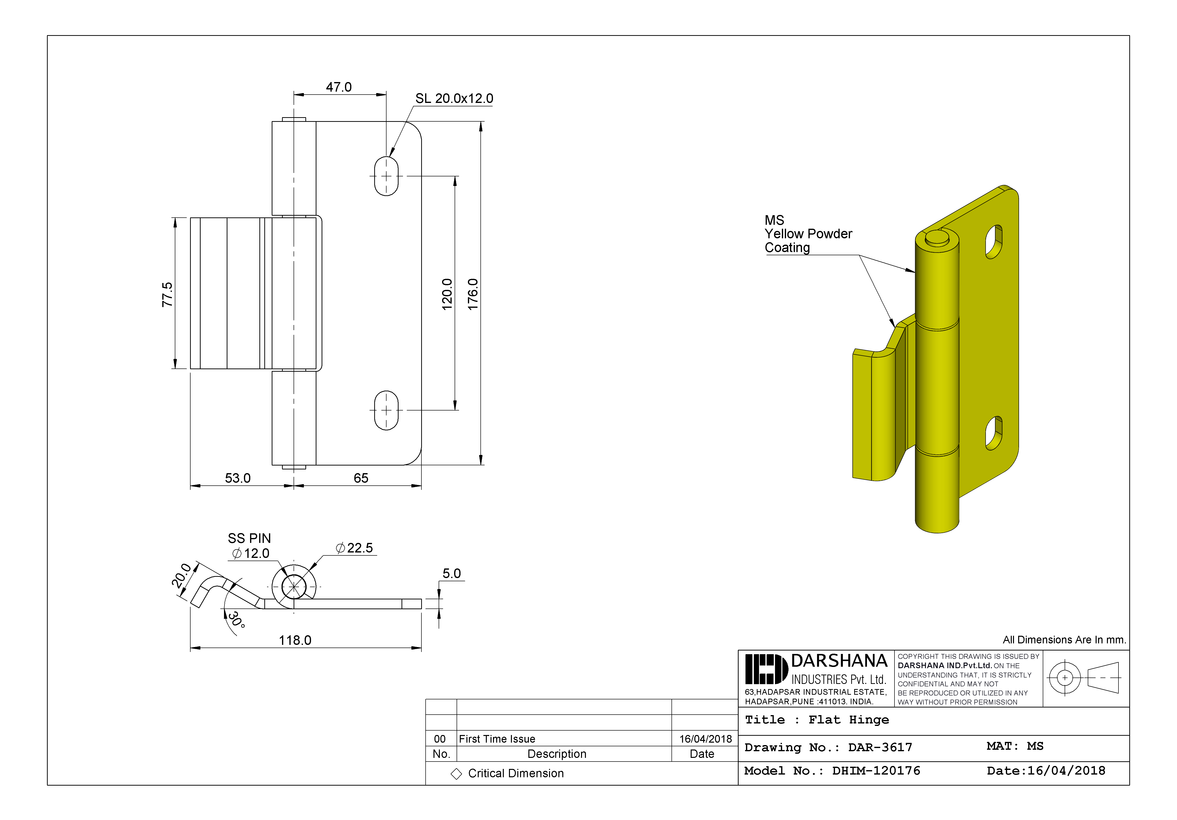 Darshana industries Item No -DHIM-120-3 - MAPA Engineering Company