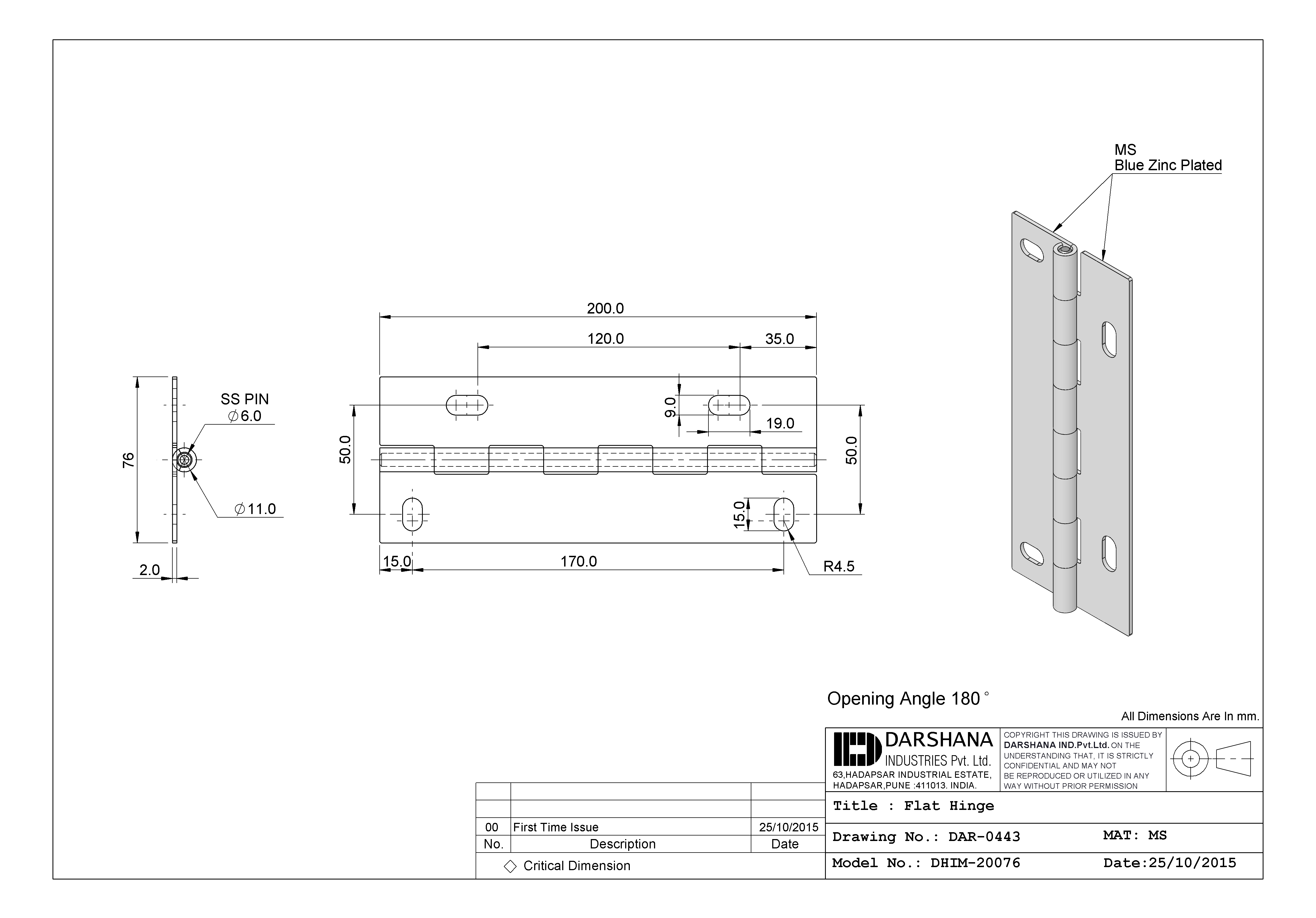 Darshana industries Item No -DHIM-20076-SS - MAPA Engineering Company