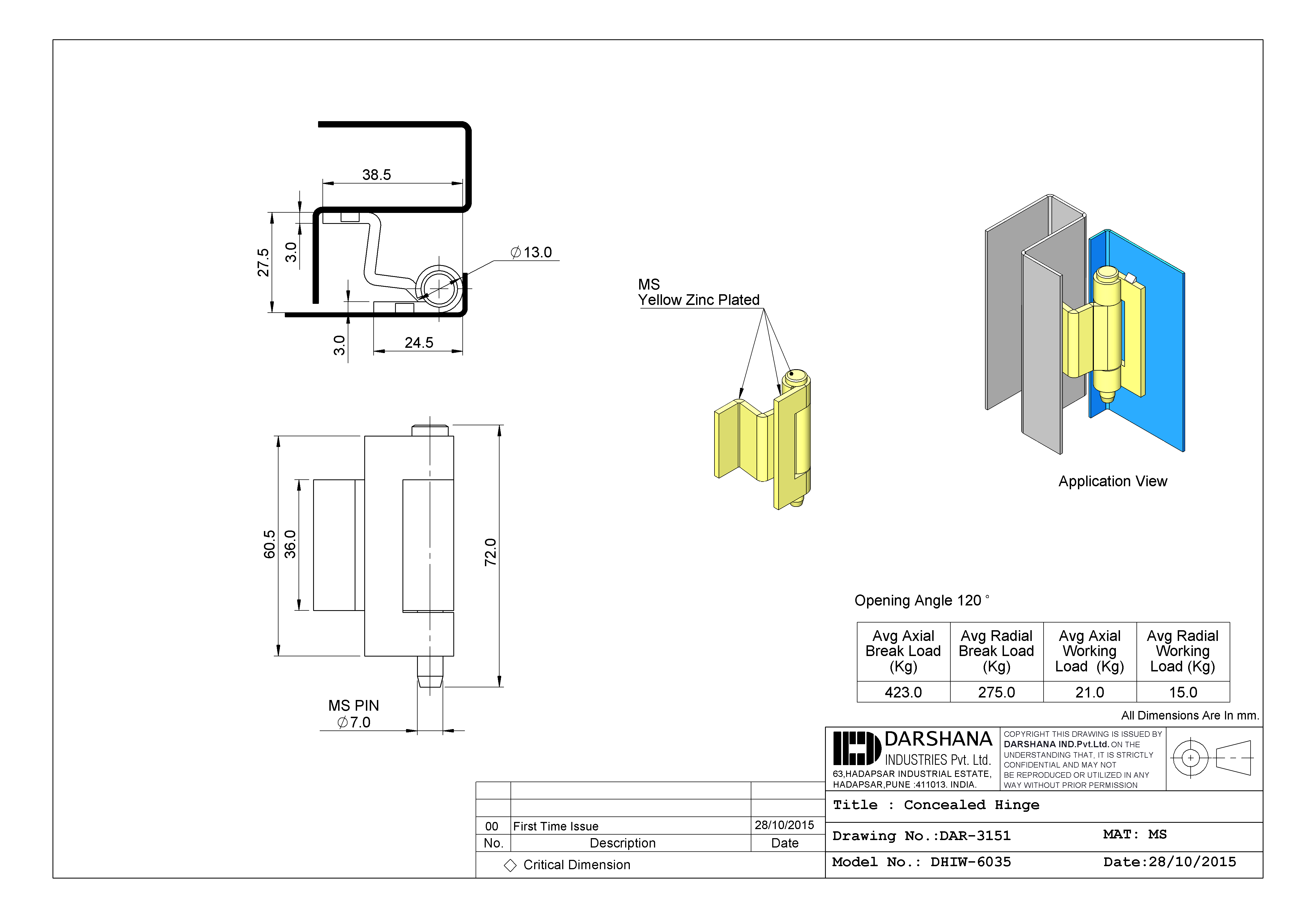 Darshana industries Item No -DHIW-6035 - MAPA Engineering Company