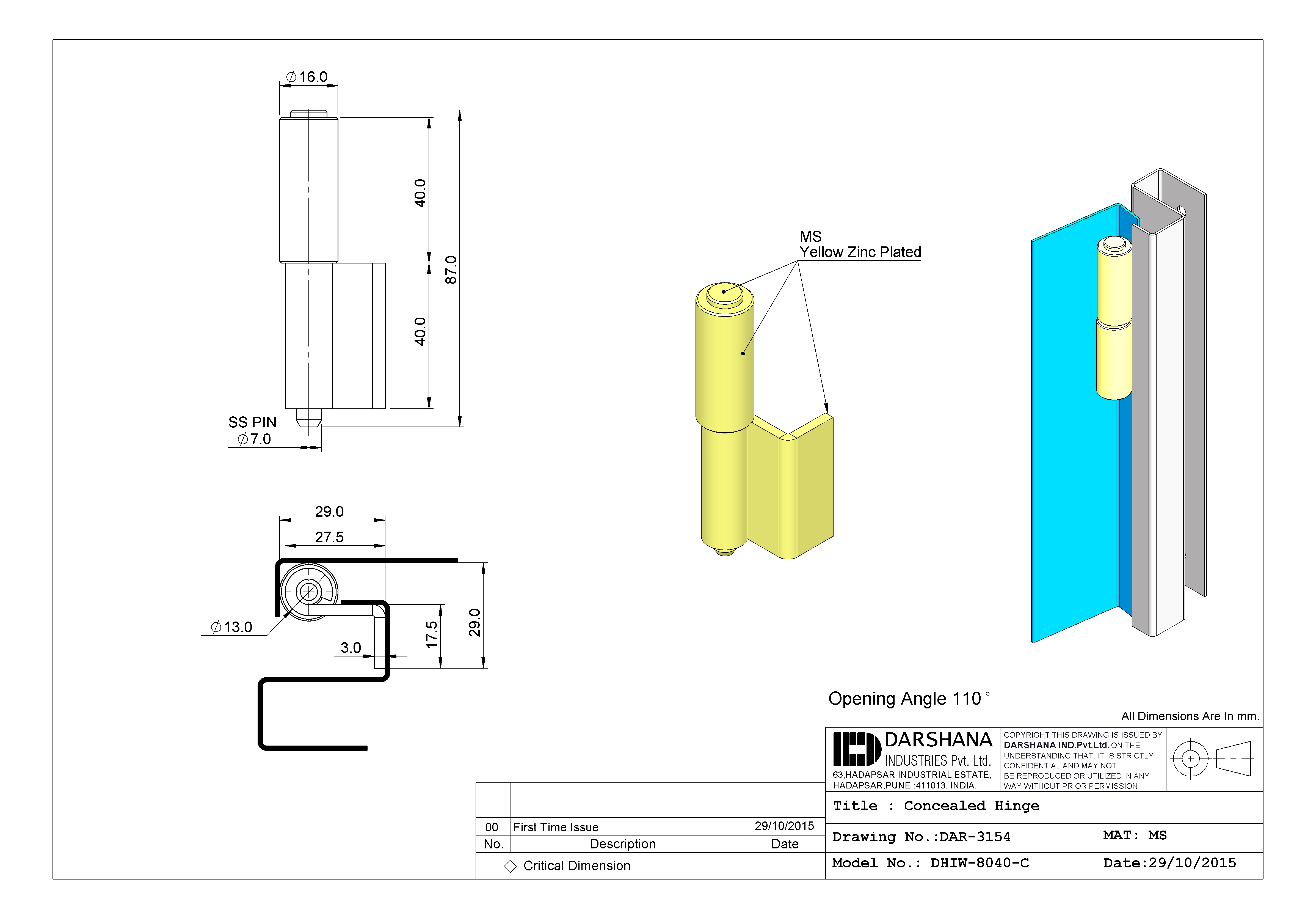 Darshana industries Item No -DHIW-8040 - MAPA Engineering Company