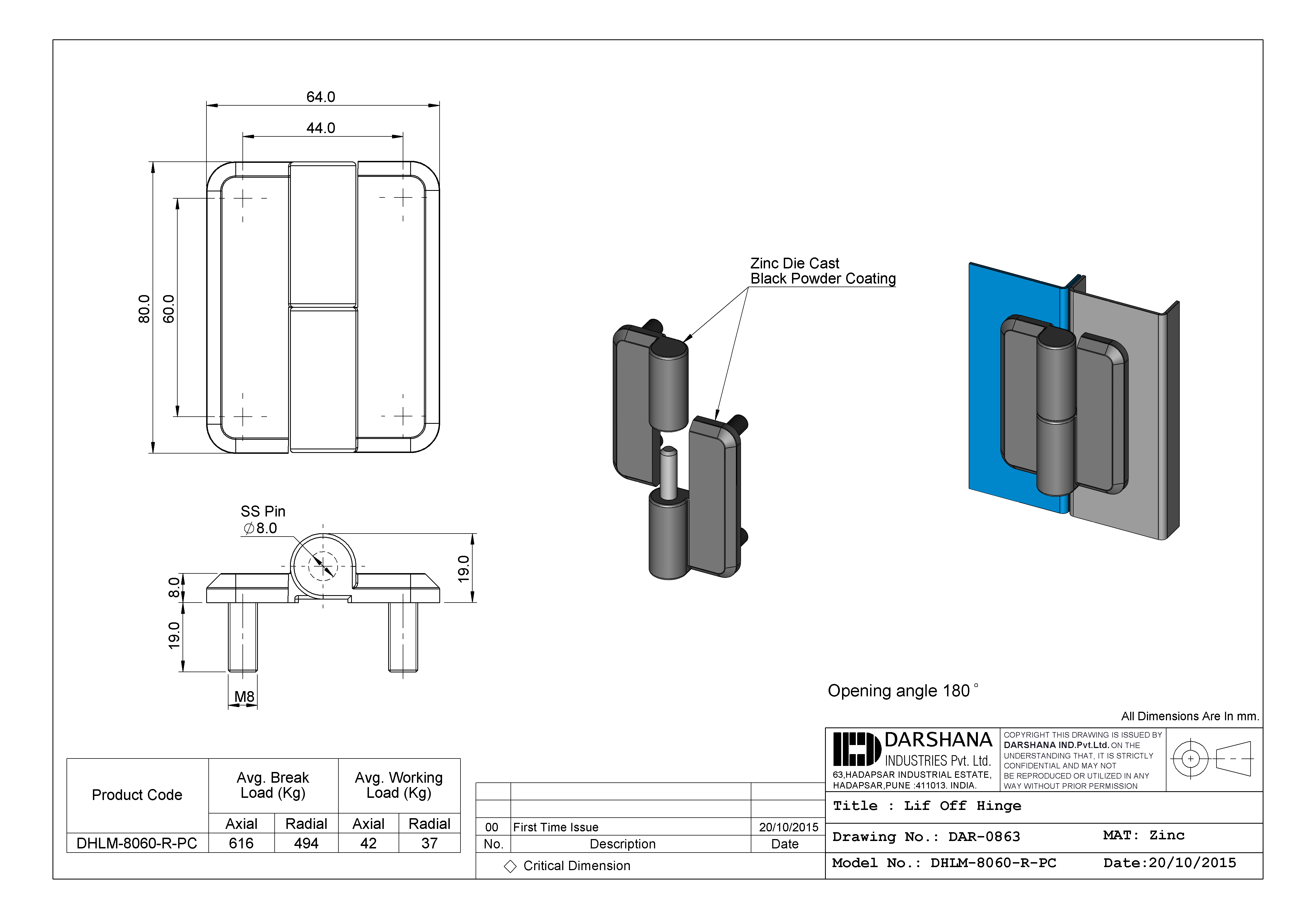 Darshana industries Item No -DHLM-8060-R-PC - MAPA Engineering Company