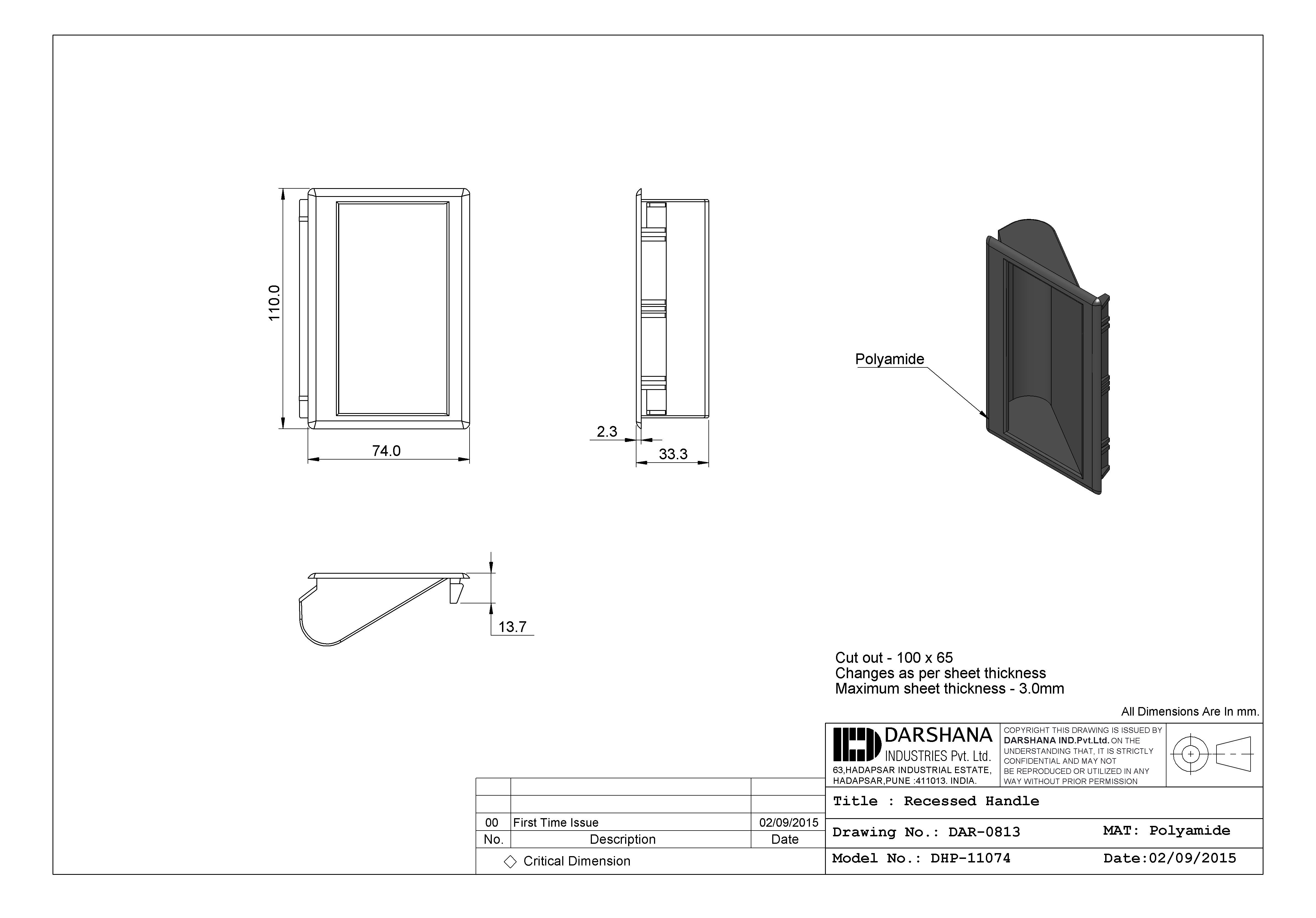 Darshana industries Item No -DHP-11074 - MAPA Engineering Company