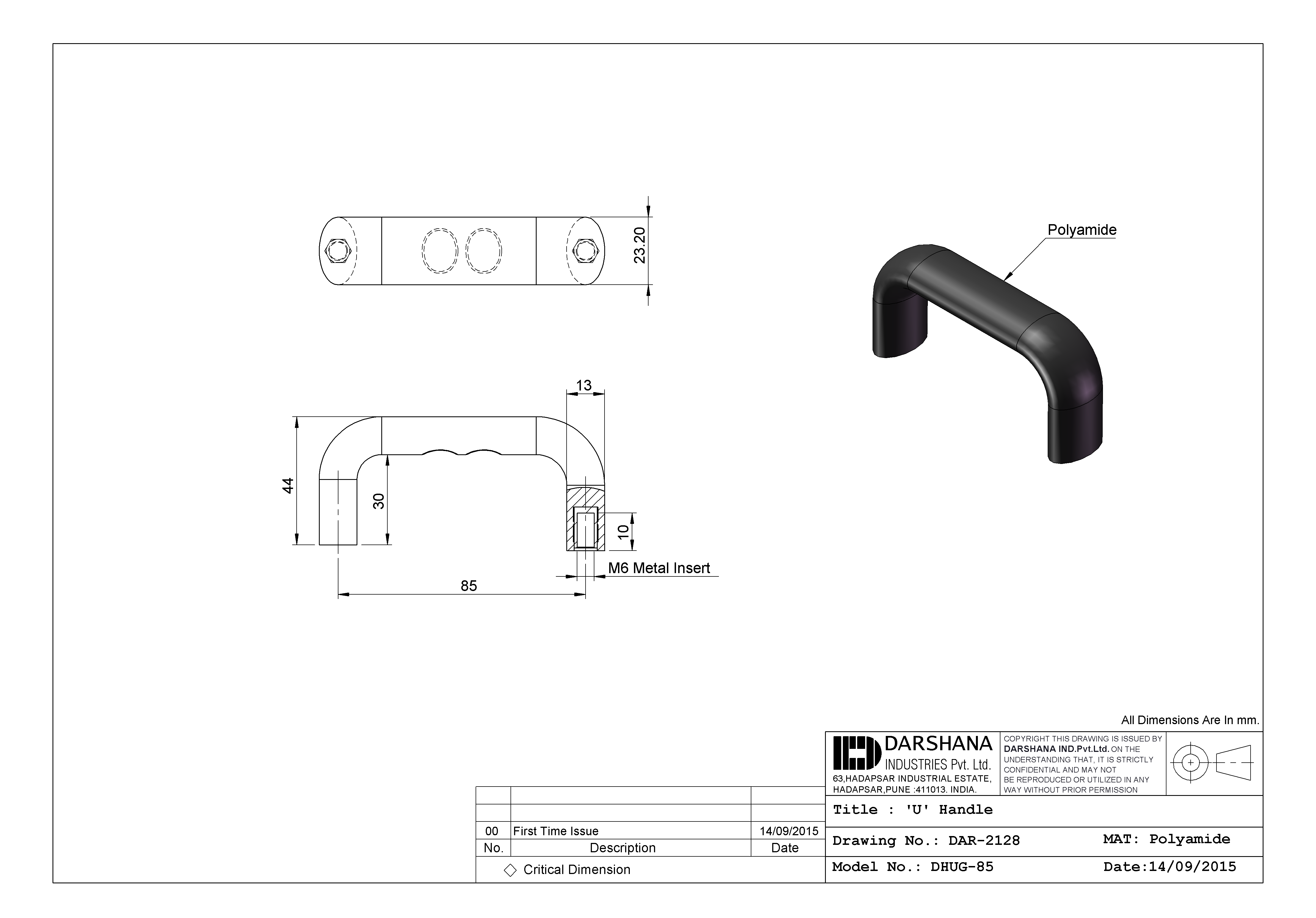 Darshana industries Item No -DHUG-85 - MAPA Engineering Company
