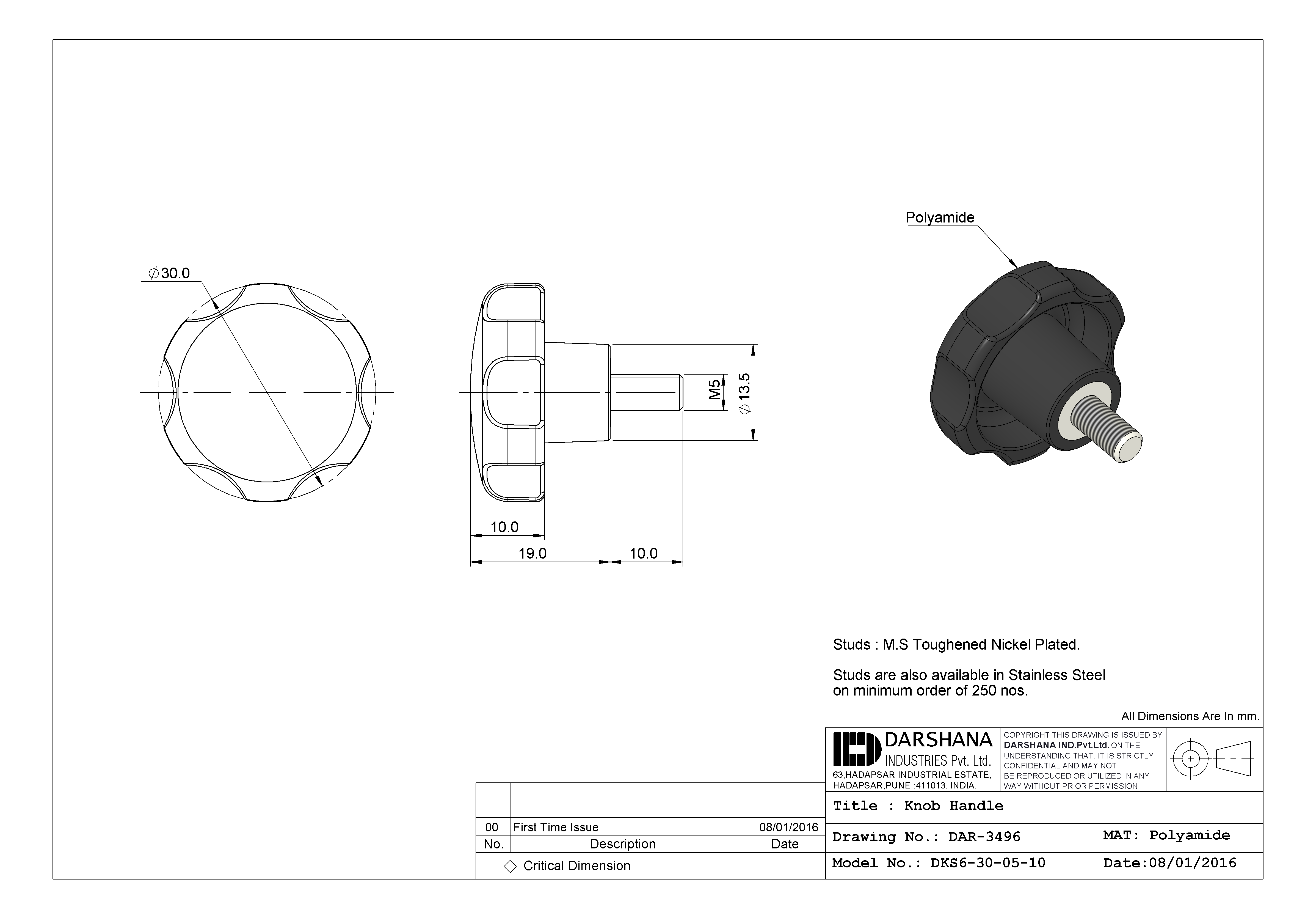 Darshana industries Item No -DKS6-30-05-10 - MAPA Engineering Company
