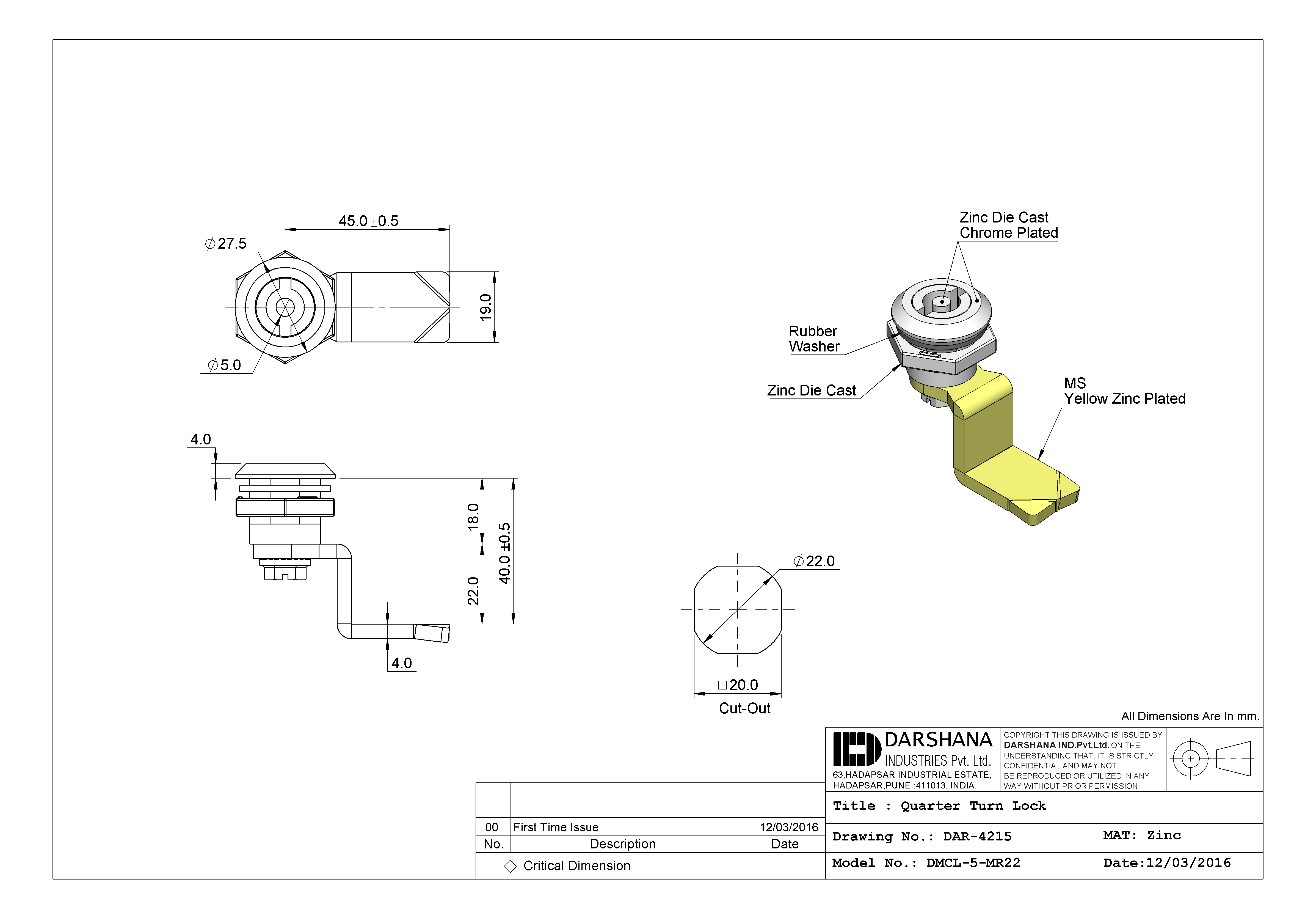 Darshana industries Item No -DMCL-5-MR - MAPA Engineering Company