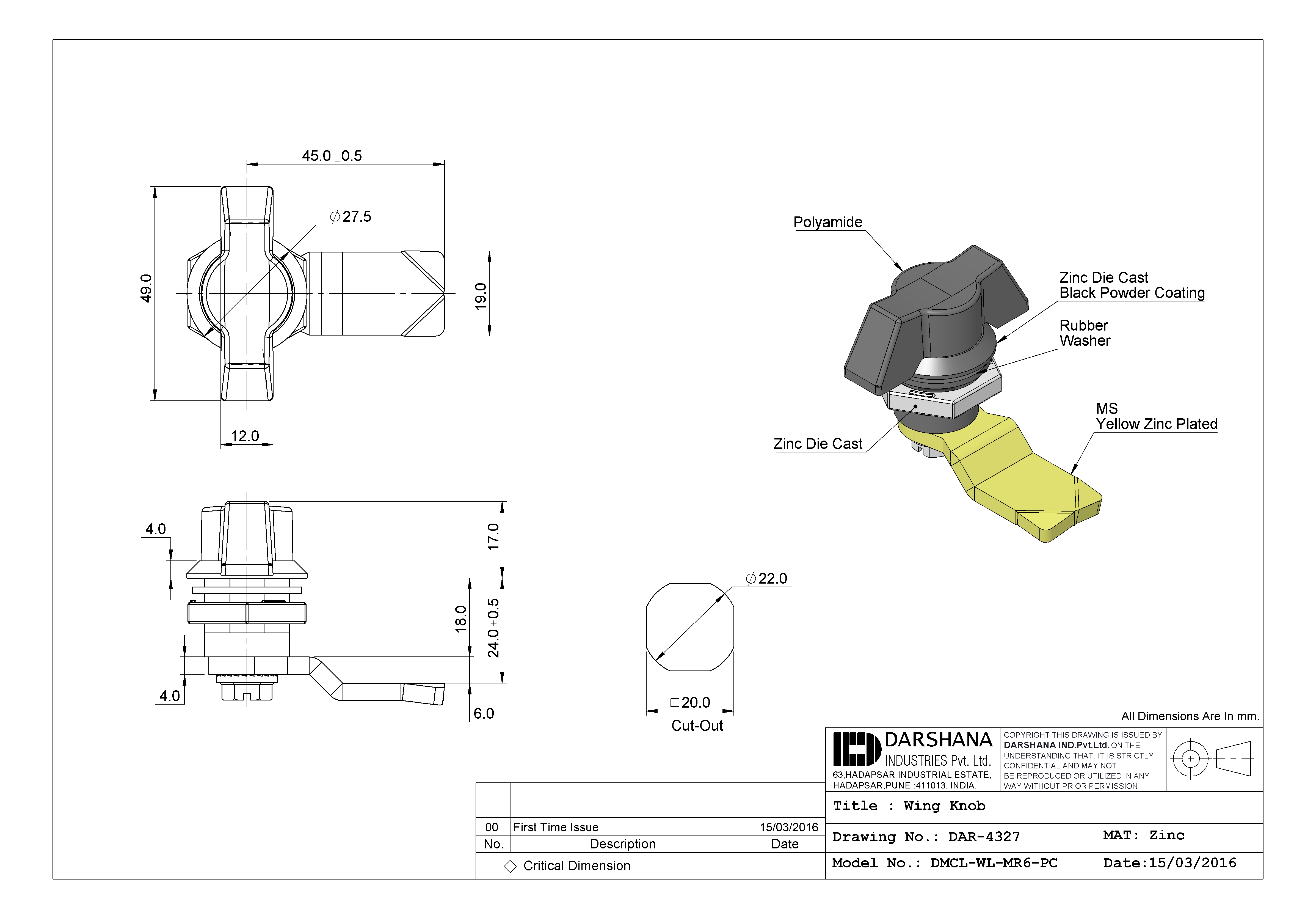 Darshana industries Item No -DMCL-WL-MR - MAPA Engineering Company