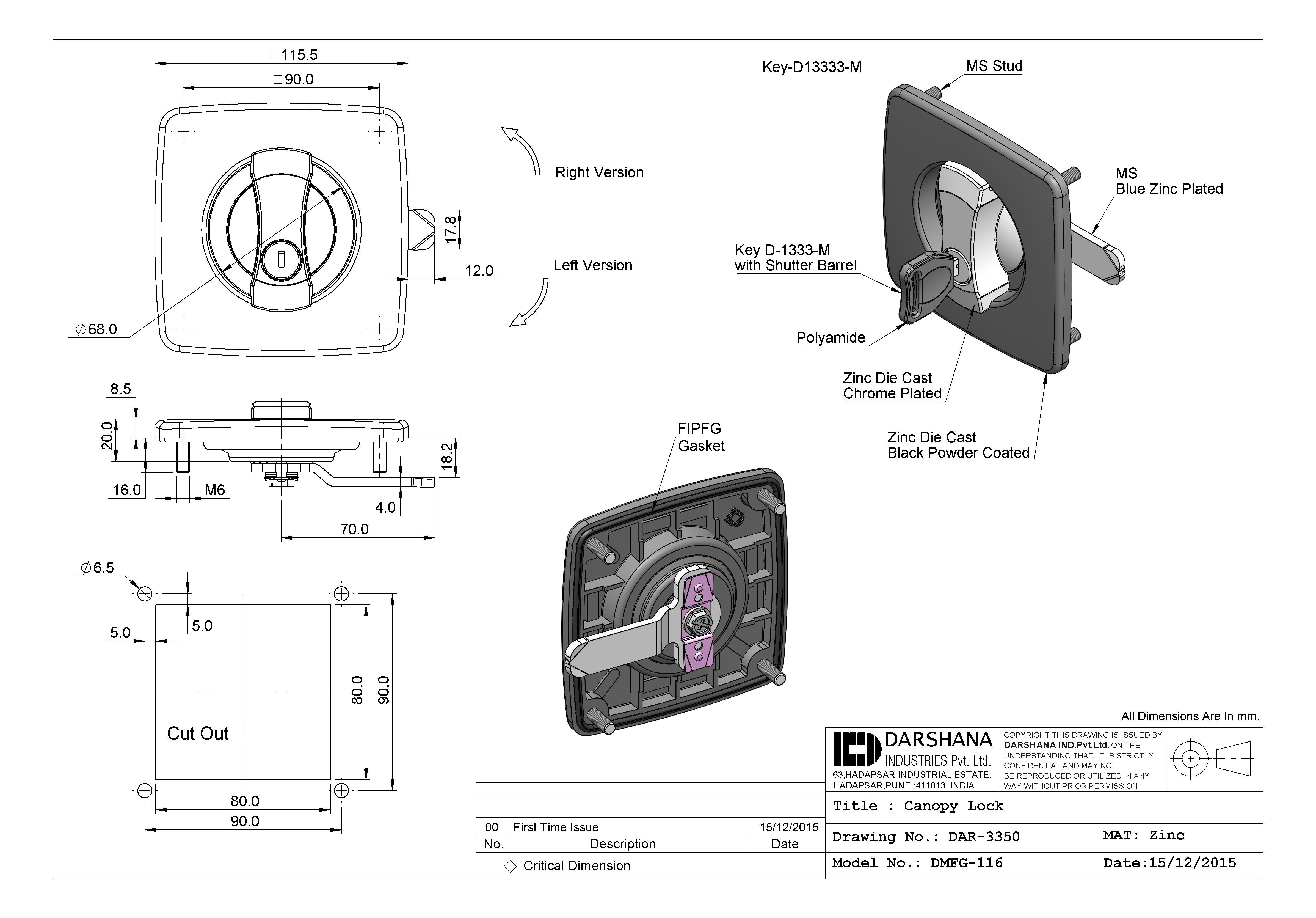 Darshana industries Item No -DMFG-116 - MAPA Engineering Company