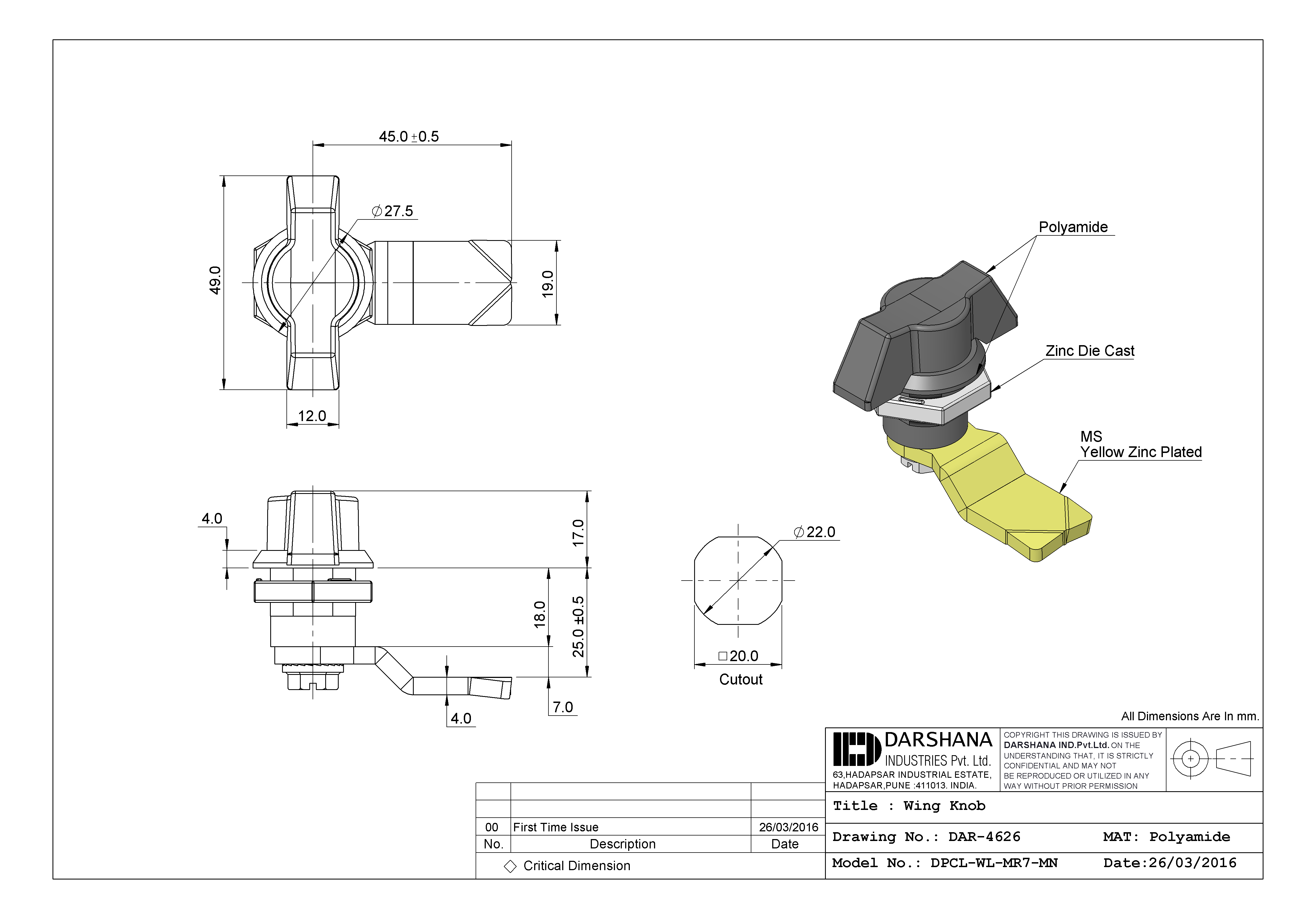 Darshana industries Item No -DPCL-WL-MR7 - MAPA Engineering Company