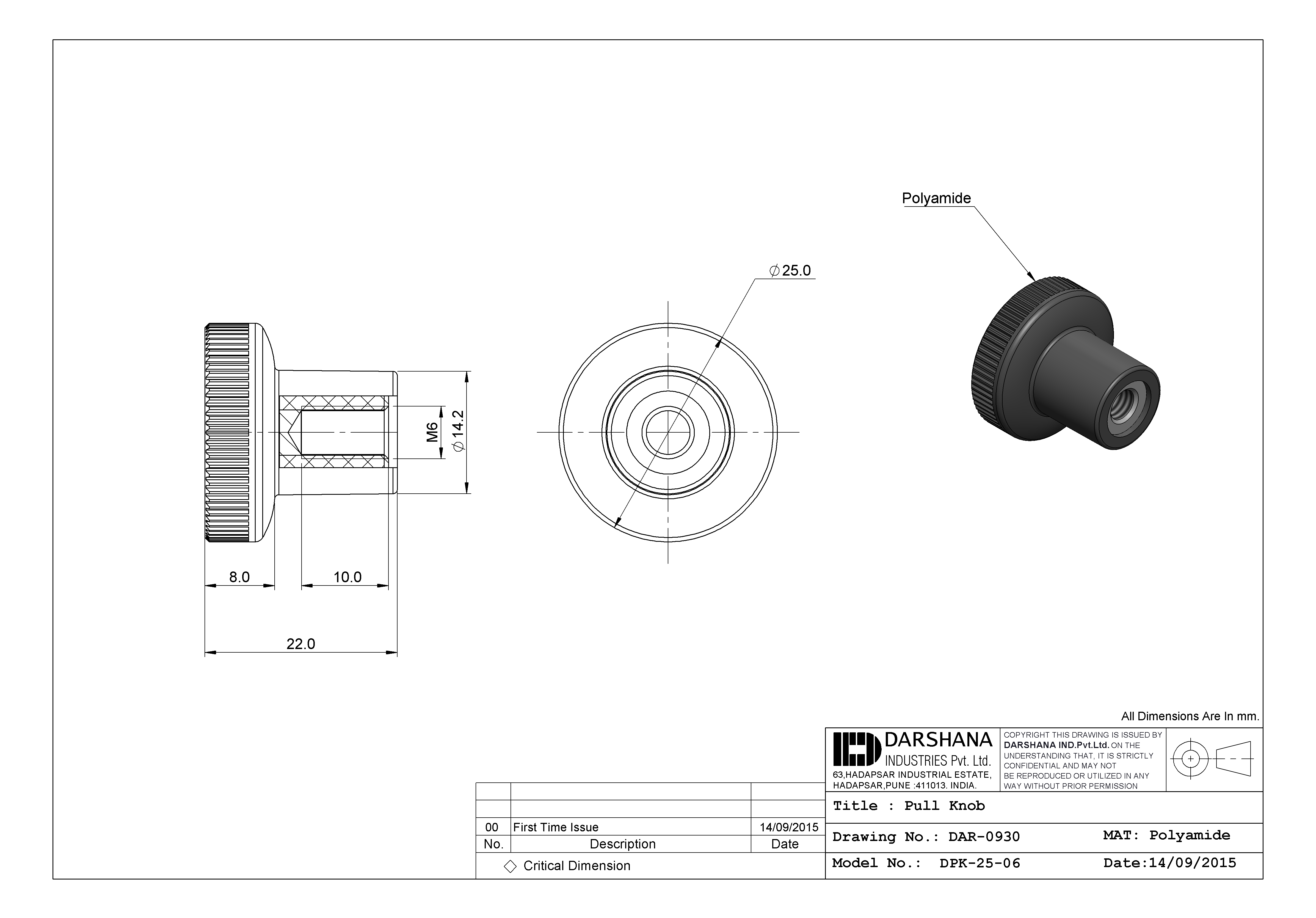 Darshana industries Item No -DPK-25-06 - MAPA Engineering Company